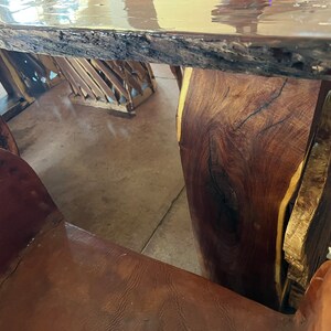Red Mesquite Book Matched With Epoxy & Lights - Etsy