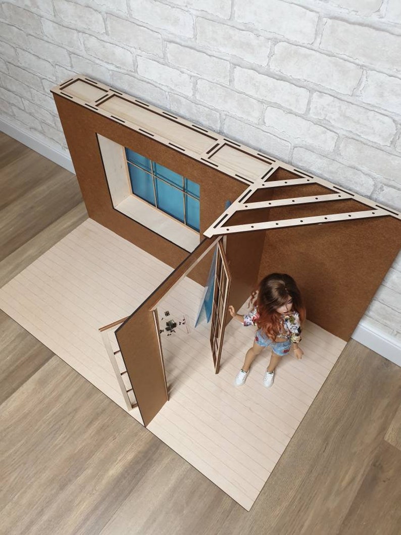 DIY kit roombox MSD dollhouse roombox for BJD dolls | Etsy