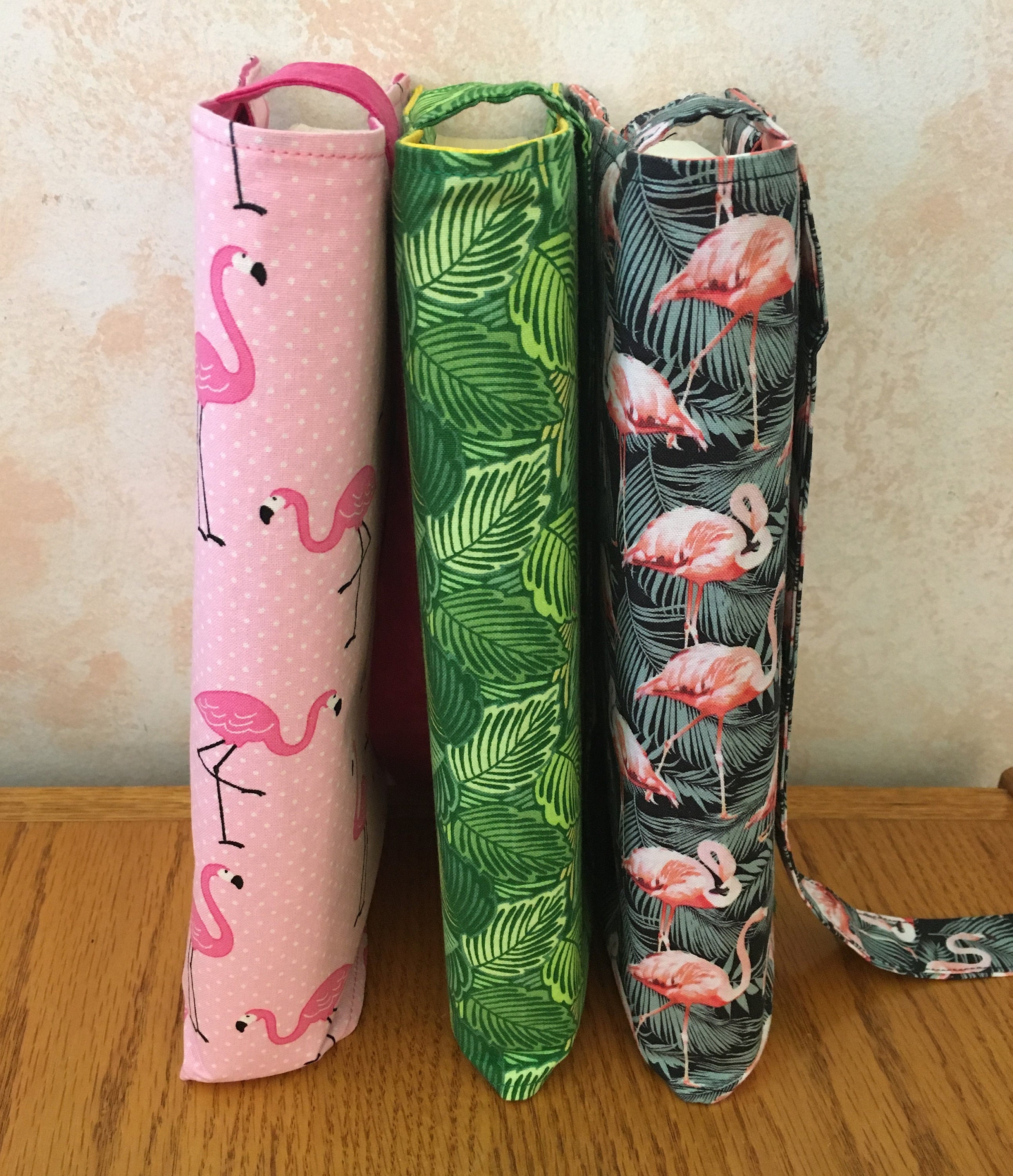 Hardback Book Covers Tropical Flamingoes and Foliage | Etsy