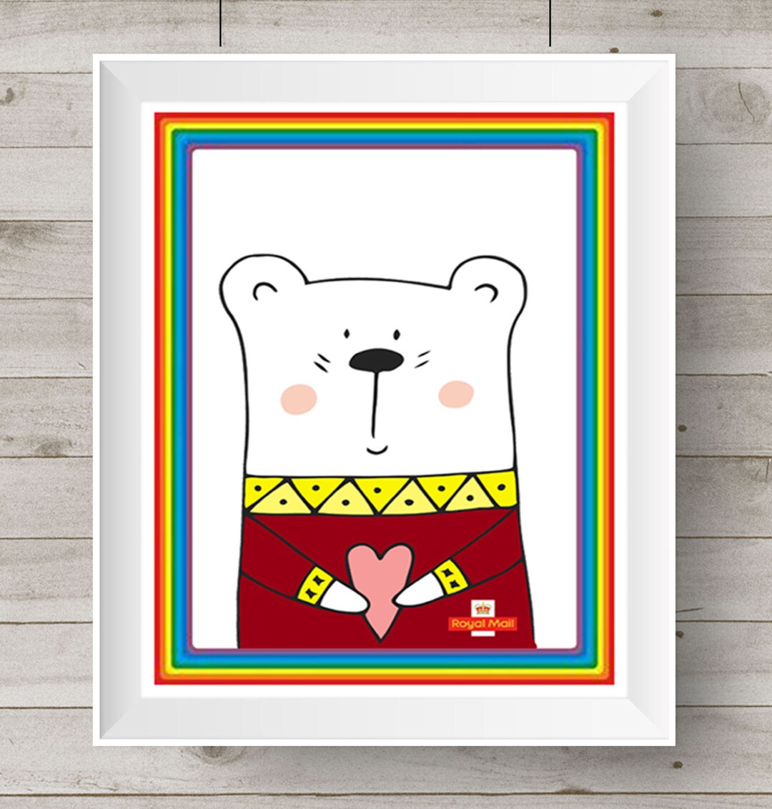 Royal Mail Gift Fundraising Print Postman Postwoman - Etsy.de