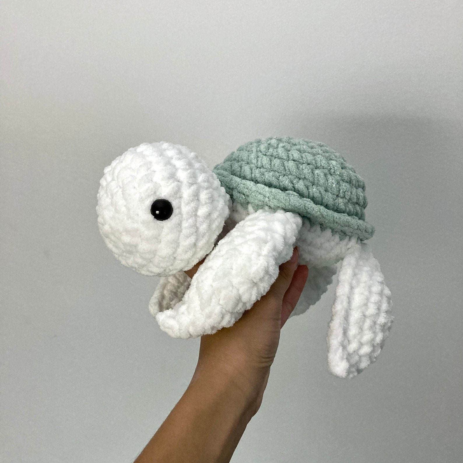 Cute Crochet Sea Turtle Plushie - Etsy