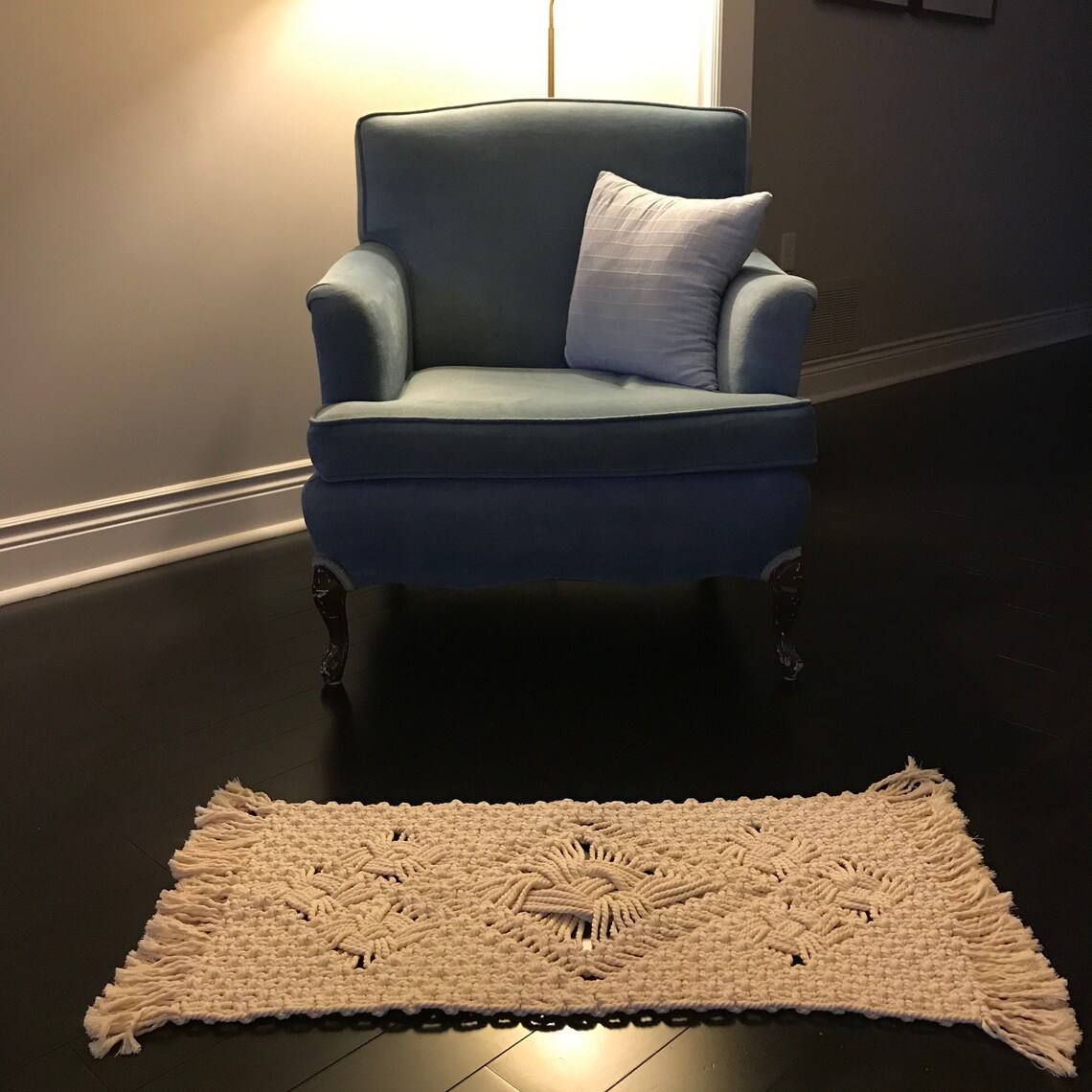 Macrame Rug - Etsy UK