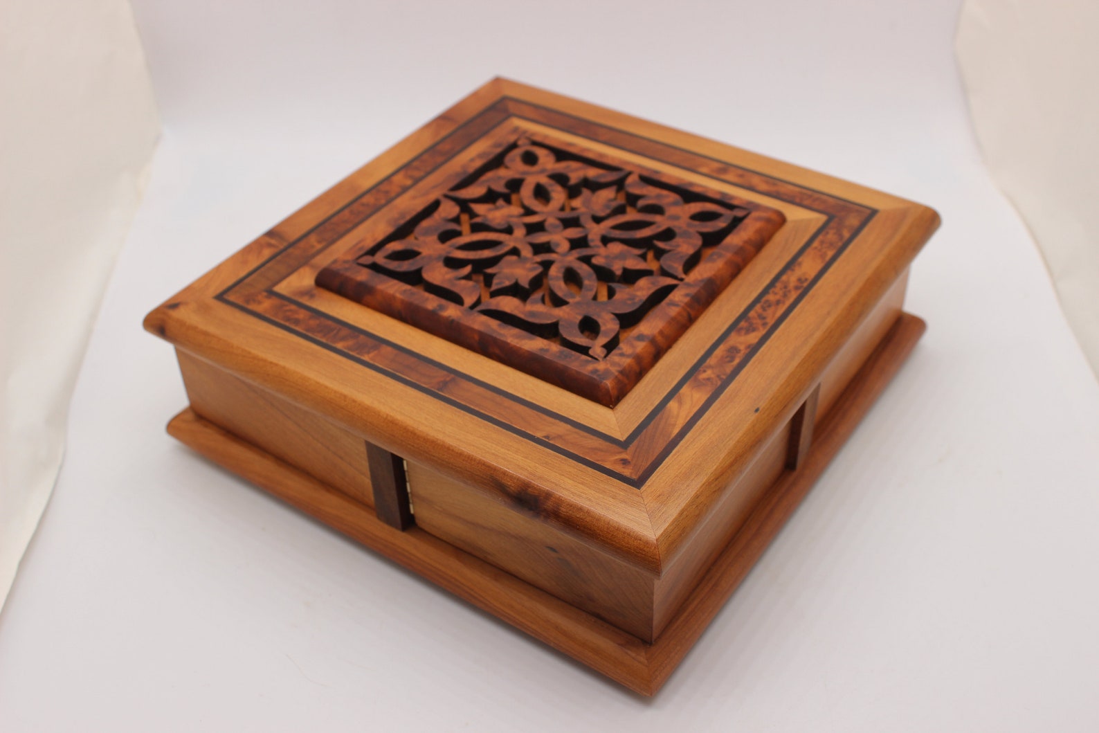 Handmade Secret Opening Wooden Jewelry BoxUnique Trinket | Etsy