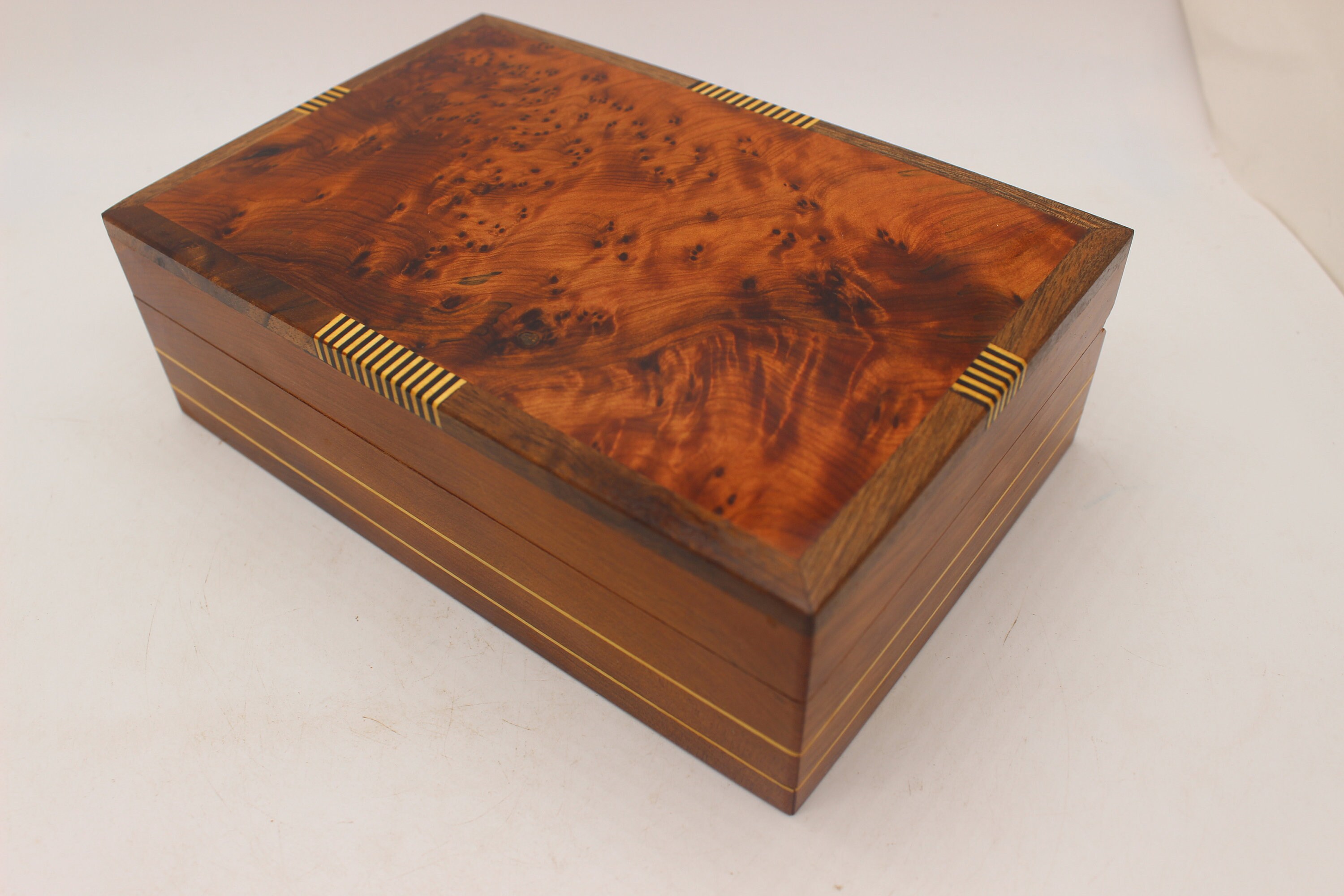 Handmade Wooden Jewelry BoxLarge Jewelry Box Made Of Thuya | Etsy