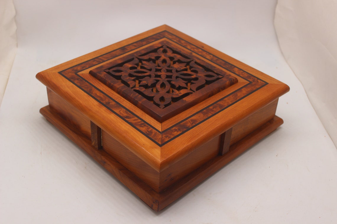 Handmade Secret Opening Wooden Jewelry Boxunique Trinket - Etsy