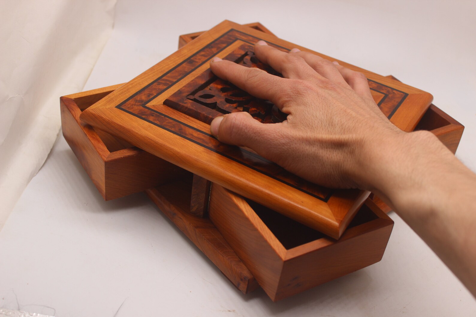 Handmade Secret Opening Wooden Jewelry Boxunique Trinket - Etsy