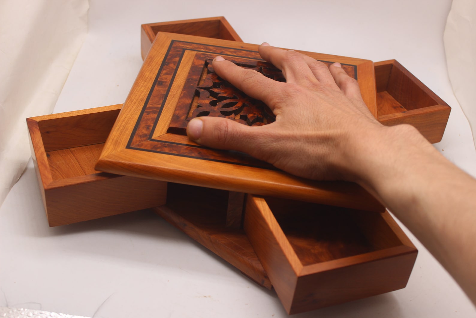 Handmade Secret Opening Wooden Jewelry Boxunique Trinket - Etsy