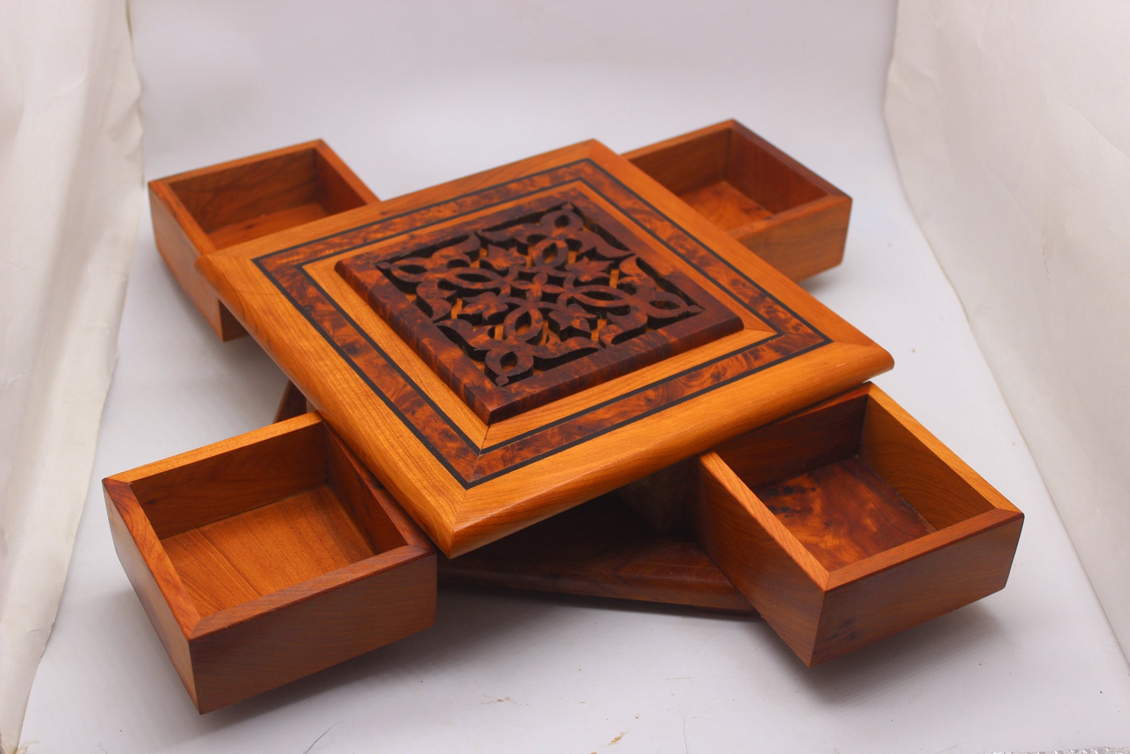 Handmade Secret Opening Wooden Jewelry Boxunique Trinket - Etsy