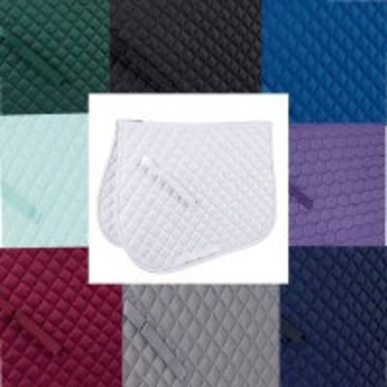 Monogram Saddle Pad-Saddle pad with Monogram-Saddle | Etsy