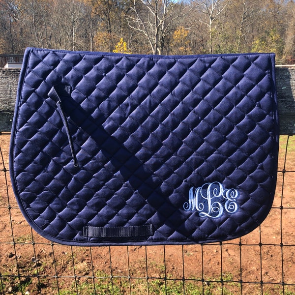 Embroidery Saddle Pad - Etsy