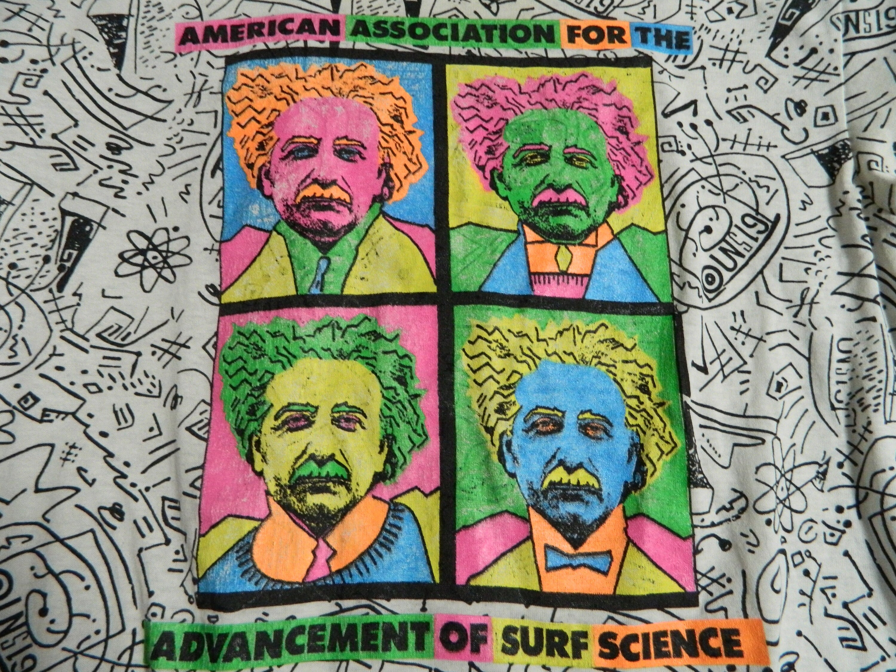 Vintage T Shirt Albert Einstein 80s 90s American Association for the ...