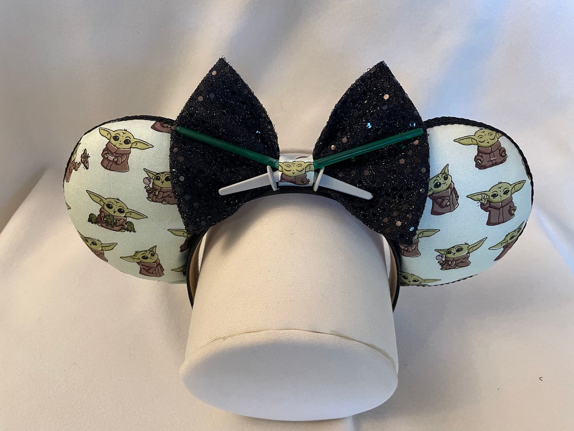Baby Yoda Ears / Mandalorian Ears / Star Wars Minnie Ears / - Etsy