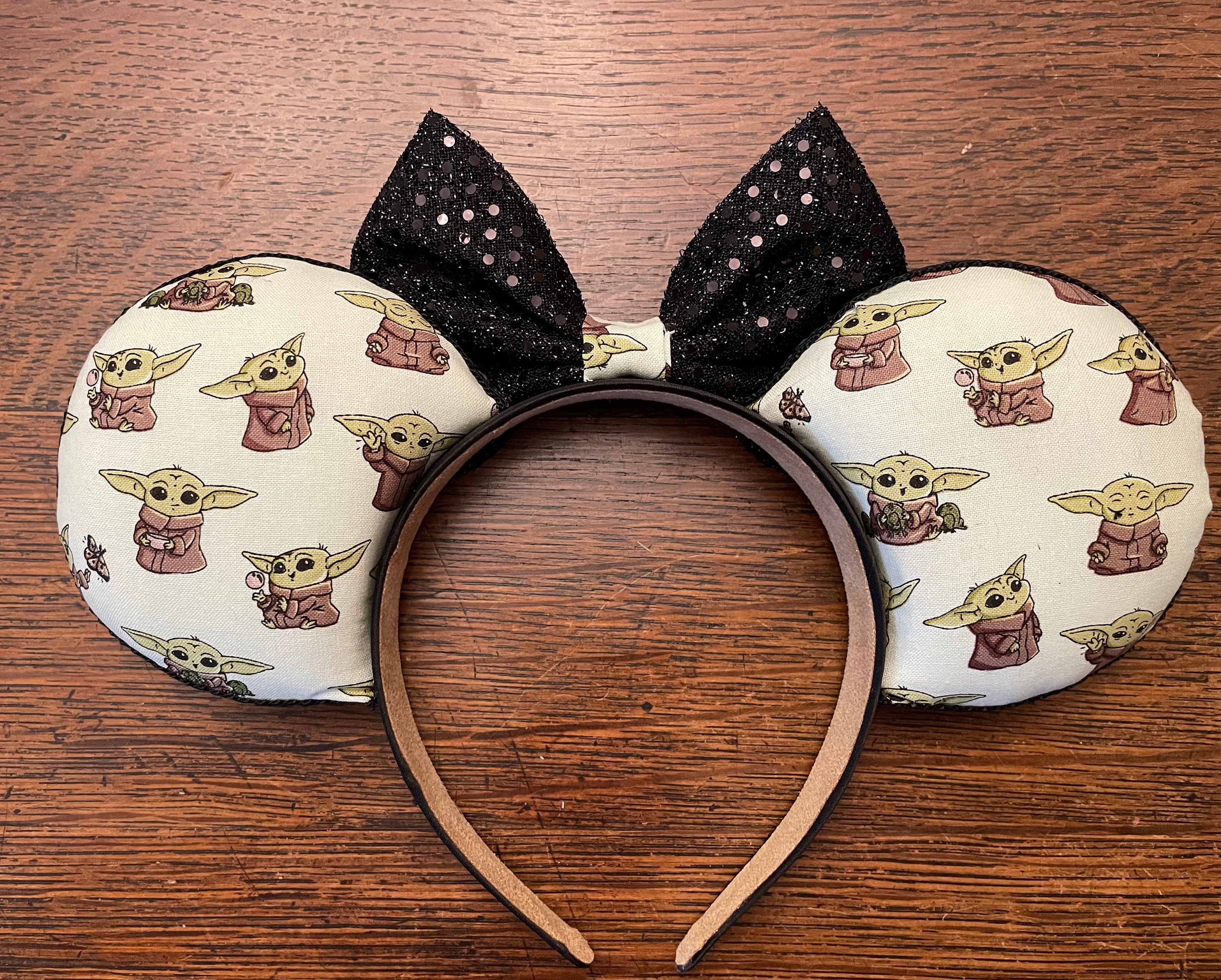 Baby Yoda Ears / Mandalorian Ears / Star Wars Minnie Ears / Disney Star ...