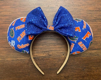 Florida Gators Mickey Minnie Mouse Ears University of Florida Go Gators ...
