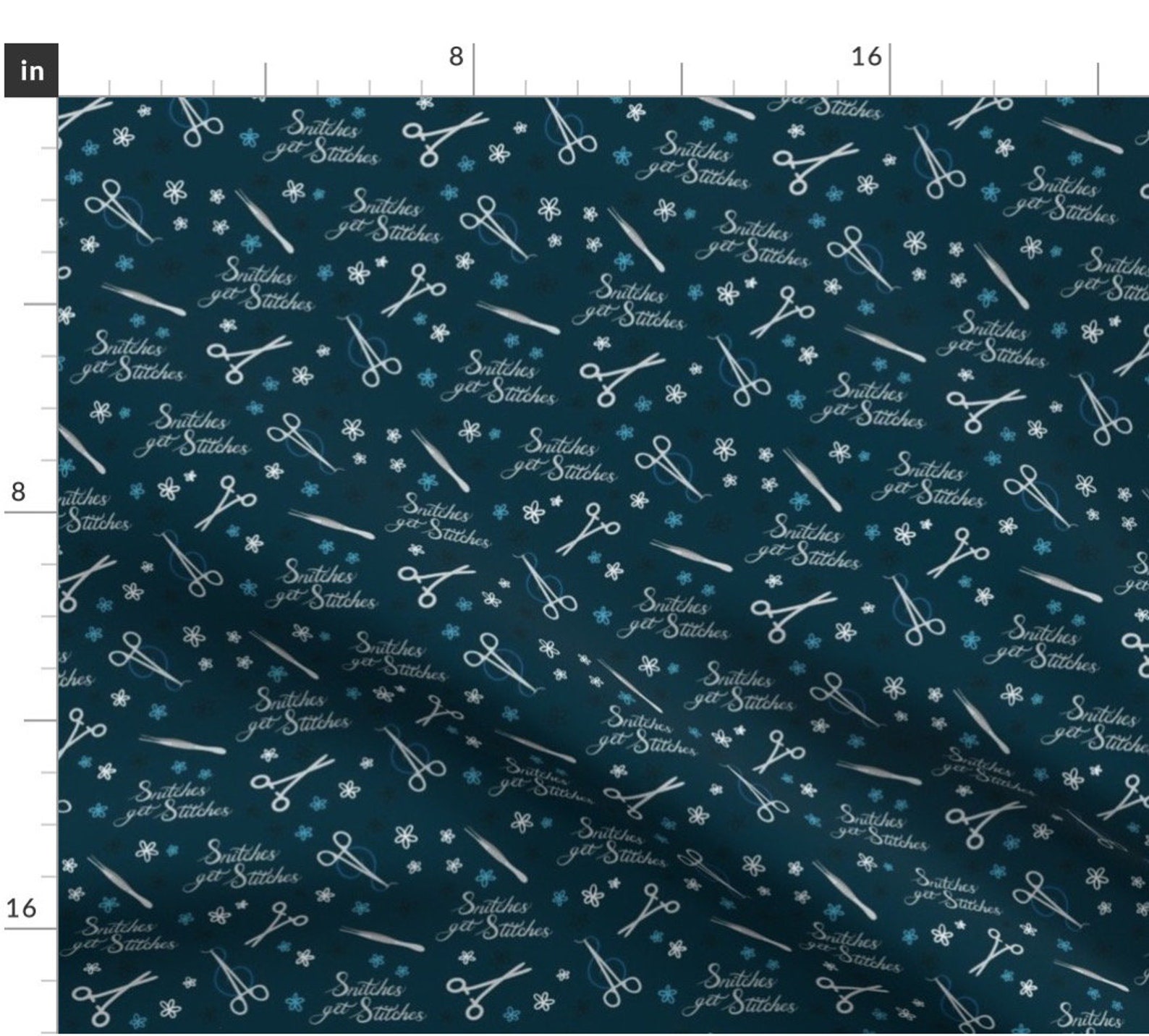 Womans Pixie Back Suture Stitches Slap It Snitches Blankets Operating ...