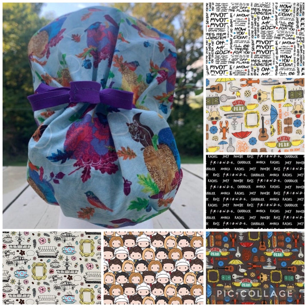 Womans Ponytail Friends Funko Surgical Scrub Hat Cap - Etsy