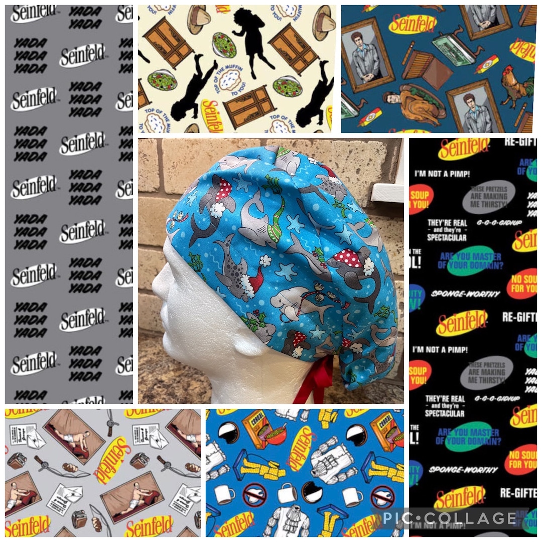 Man’s Scrub Seinfeld Surgical Medical 90 2000 TV Scrub Hat Cap ...