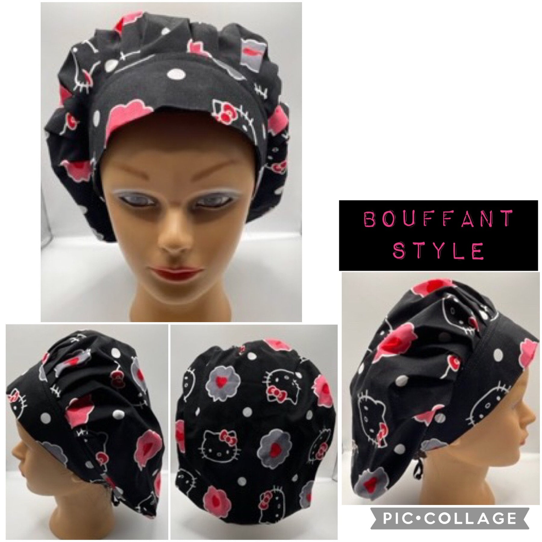 Womans Bouffant Ortho Bones Skeleton Operating Room OR Adjustable ...