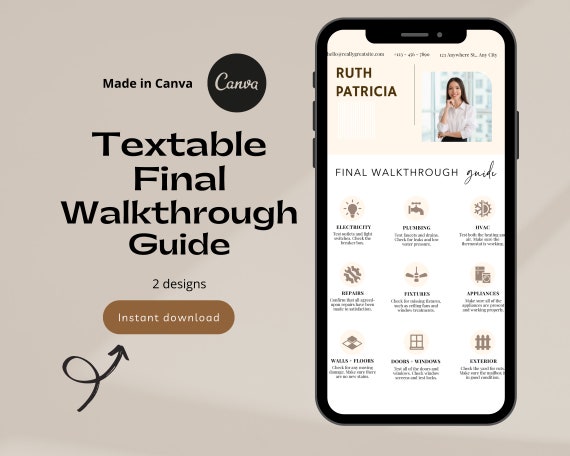 Textable Final Walkthrough Guide Final Walkthrough Guide - Etsy