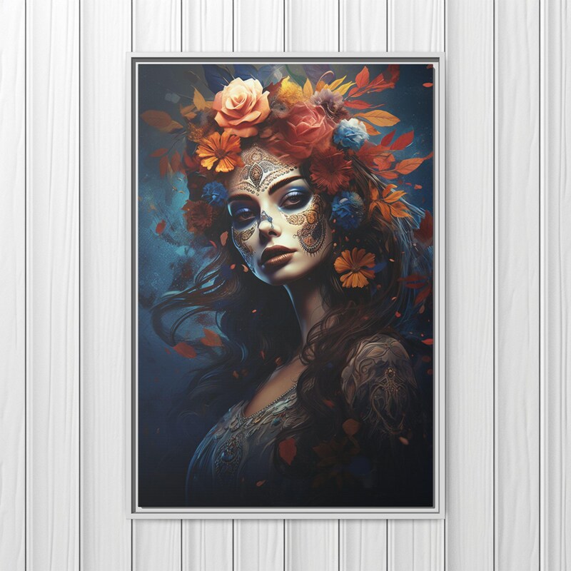 Sugar Skull Poster - Etsy