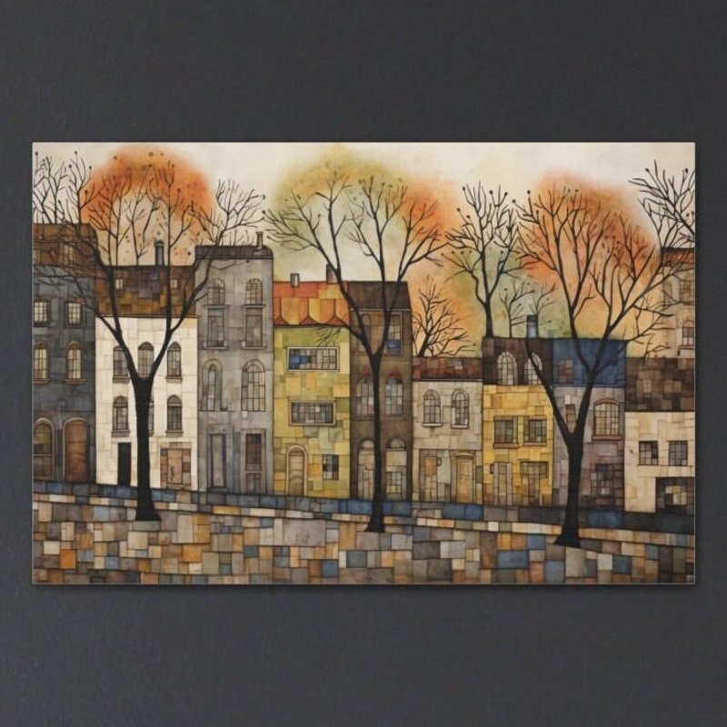 Cityscape Art - Etsy