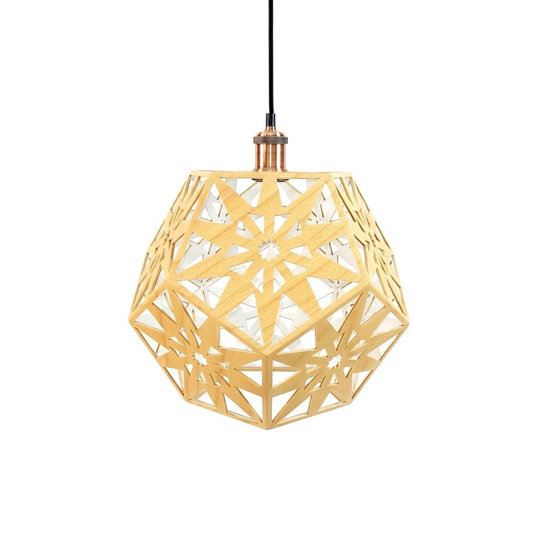Made to Order : Star Pendant Lamp , Geometric Pendant , Shadow Lamp ...