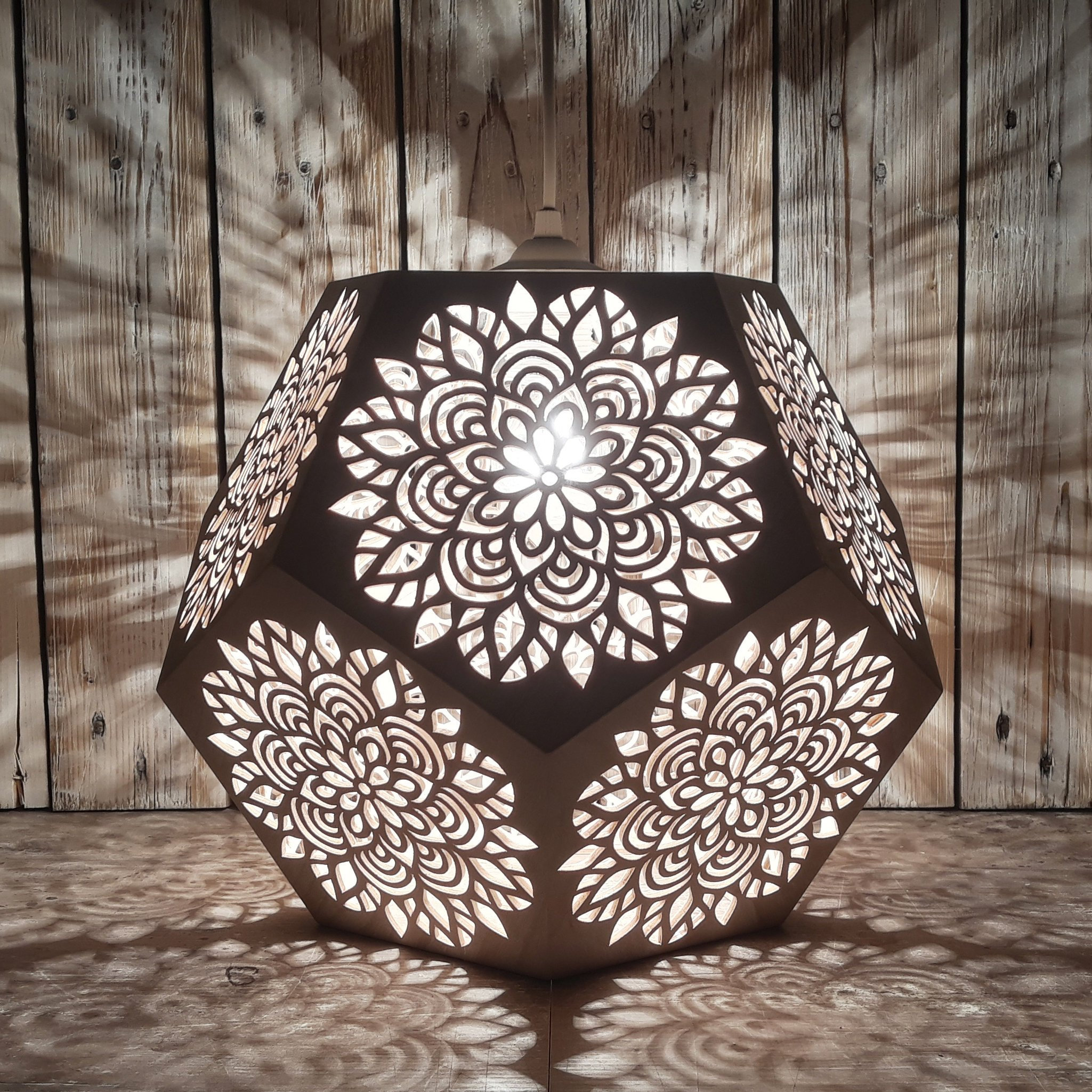Made to Order : Mandala Powerful Sacred Geometry Lamp - Etsy