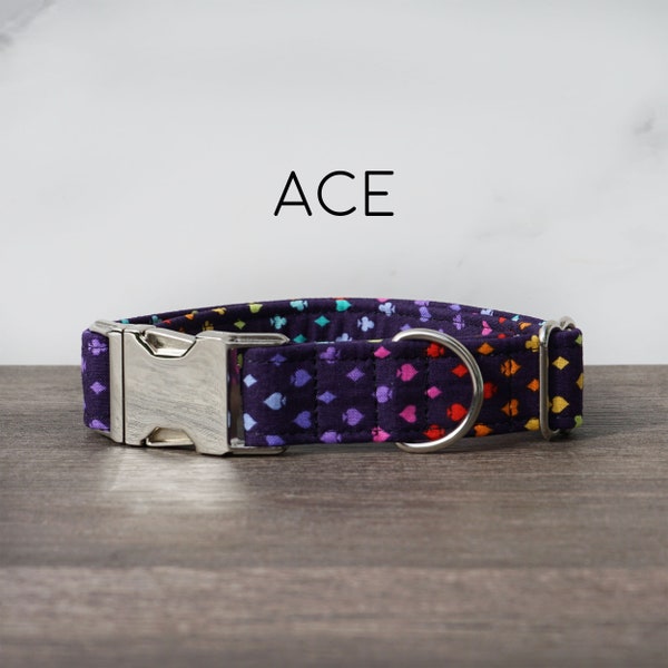 Ace of Diamonds Dog Collar - Etsy