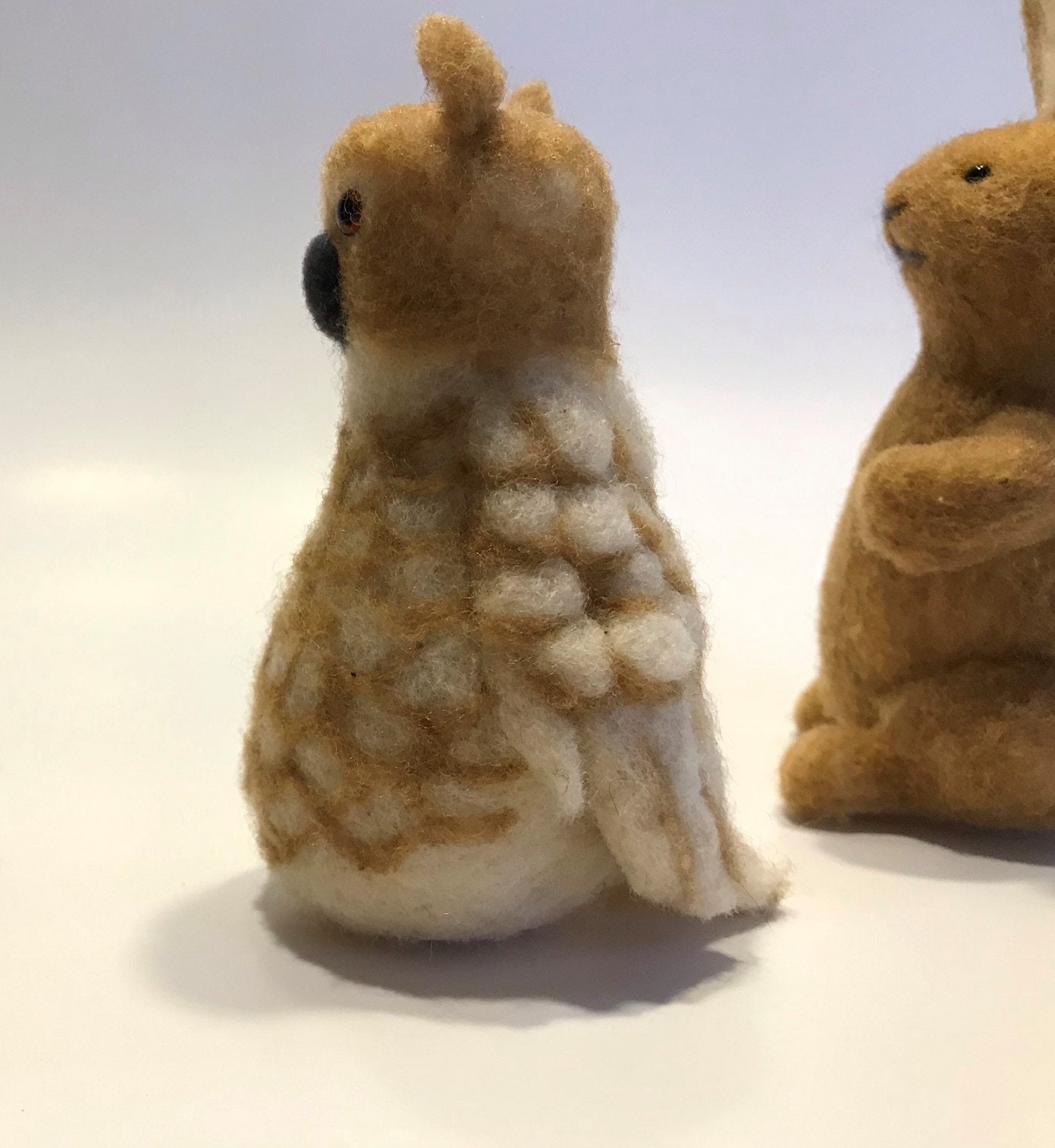Art & Collectibles Fiber Arts Little Critters Owl and Bunny Rabbit Bear ...
