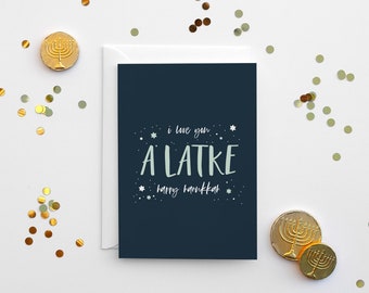 I love you a latke | Etsy