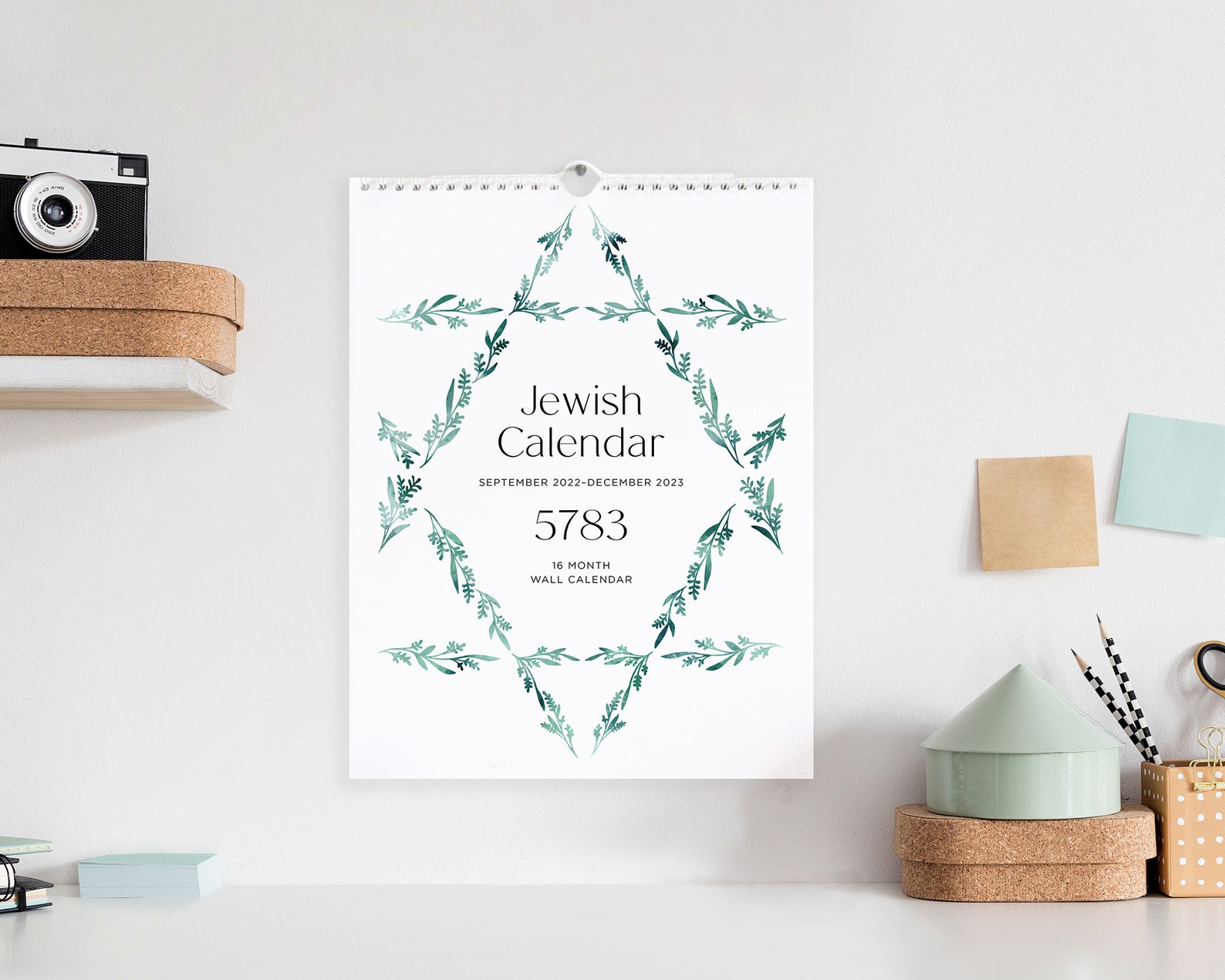 Calendario Judío 2023 / 5783 Rosh Hashaná Regalo de Año - Etsy México