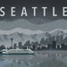 Seattle Poster - Etsy