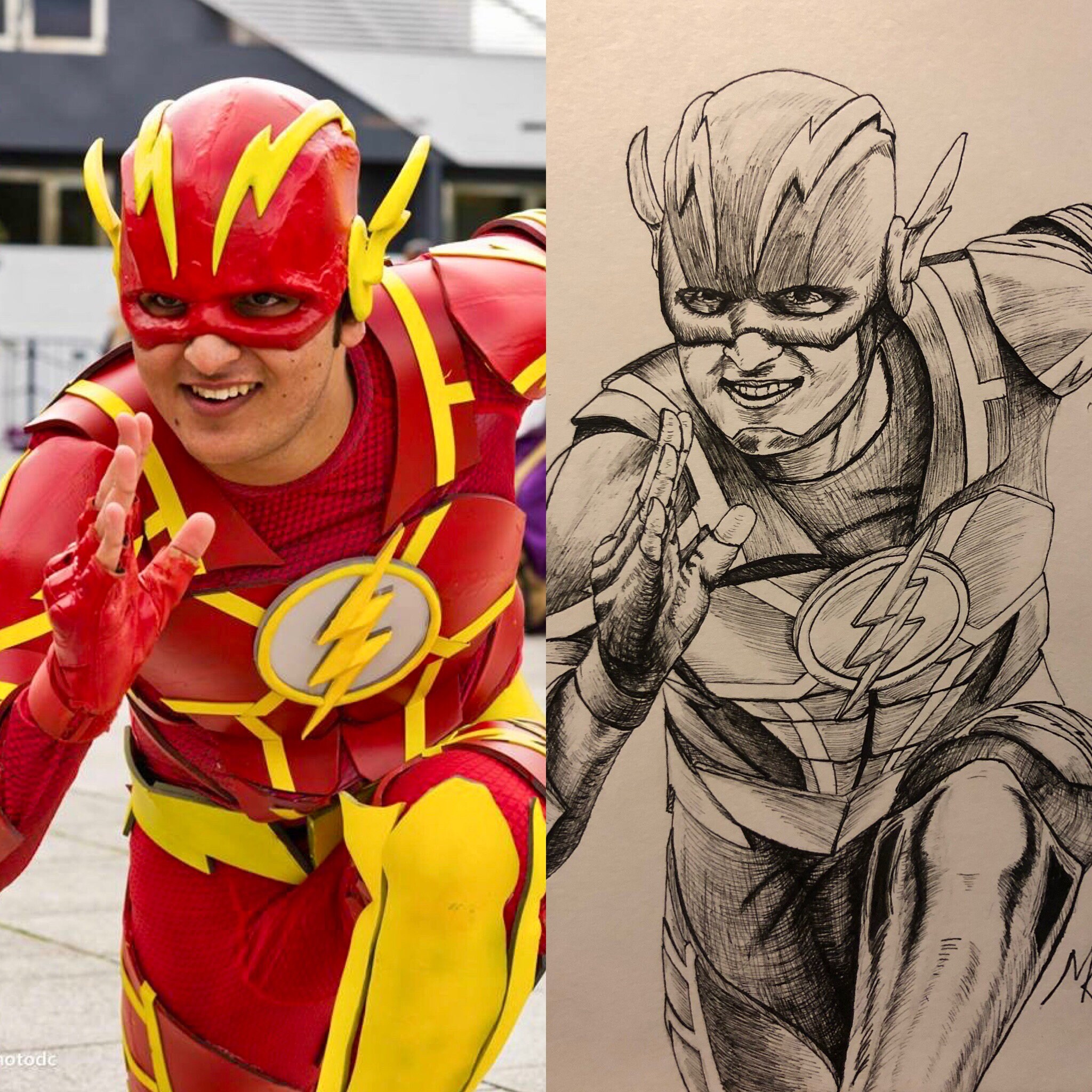 Personalised Superhero Drawing - Etsy