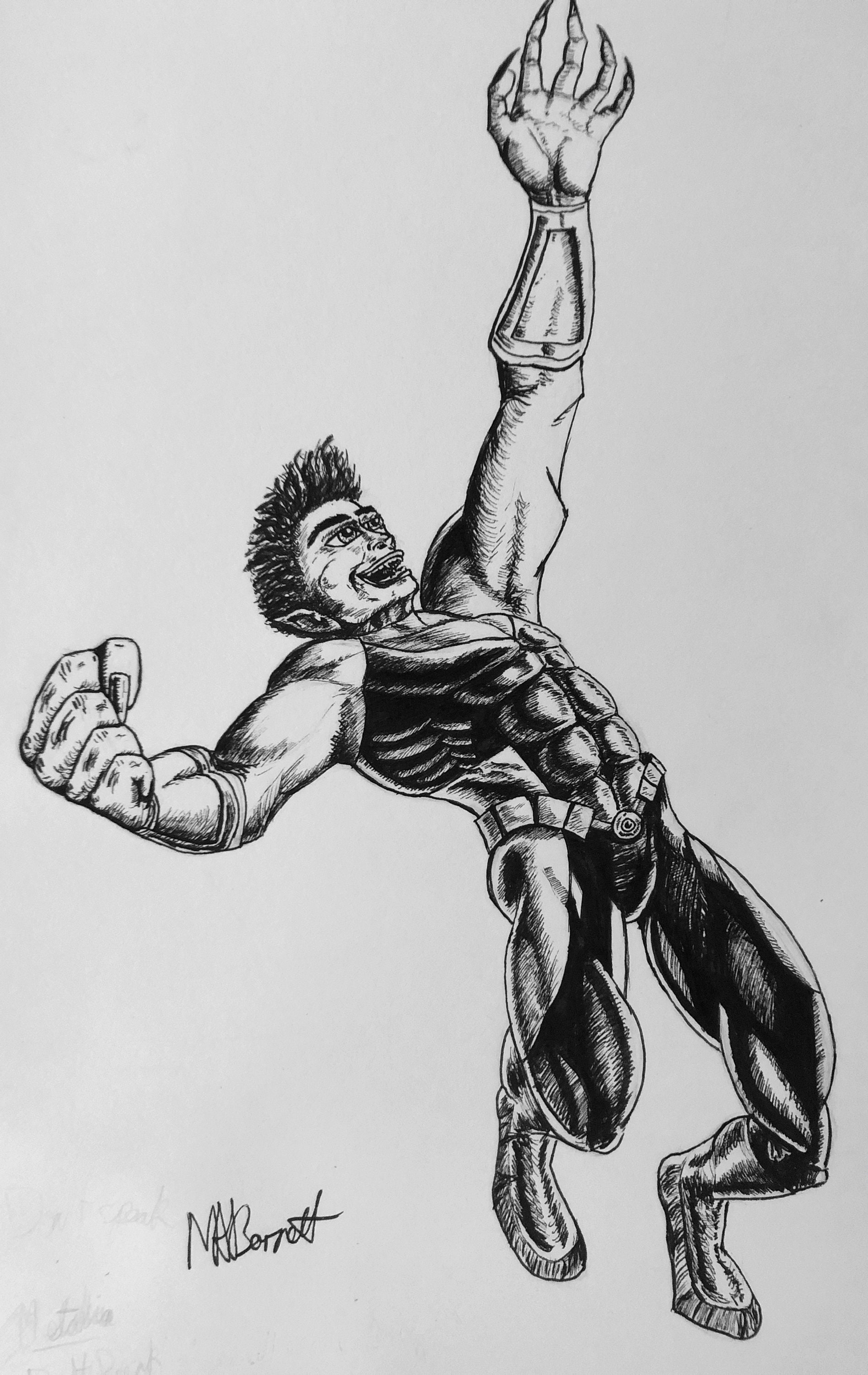 Custom Superhero Design Drawings - Etsy