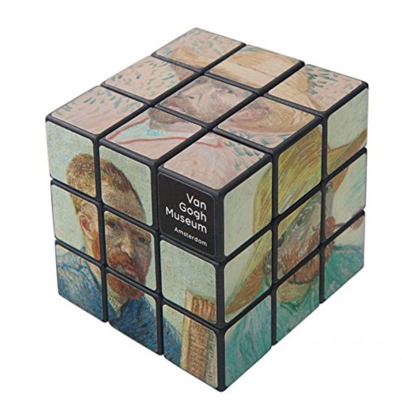 Van Gogh Rubik's Cube Self Portraits - Etsy UK
