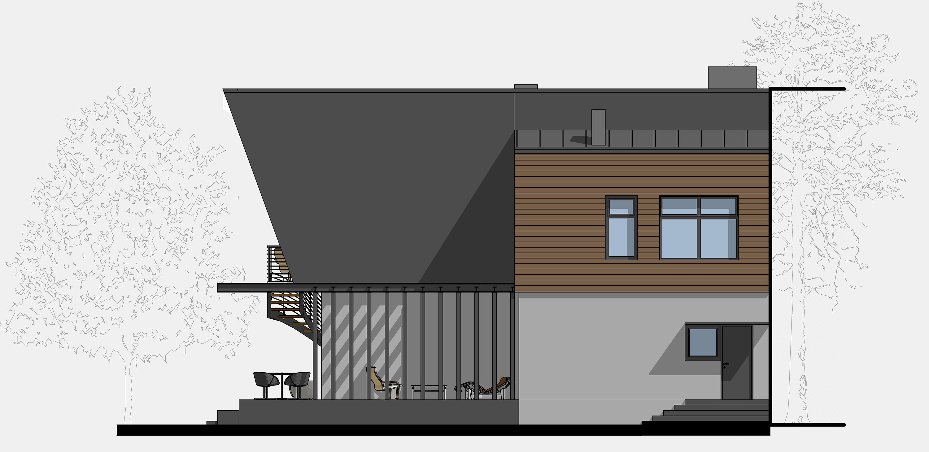 Modern House Plan Building Plans Blueprints & Material List | Etsy