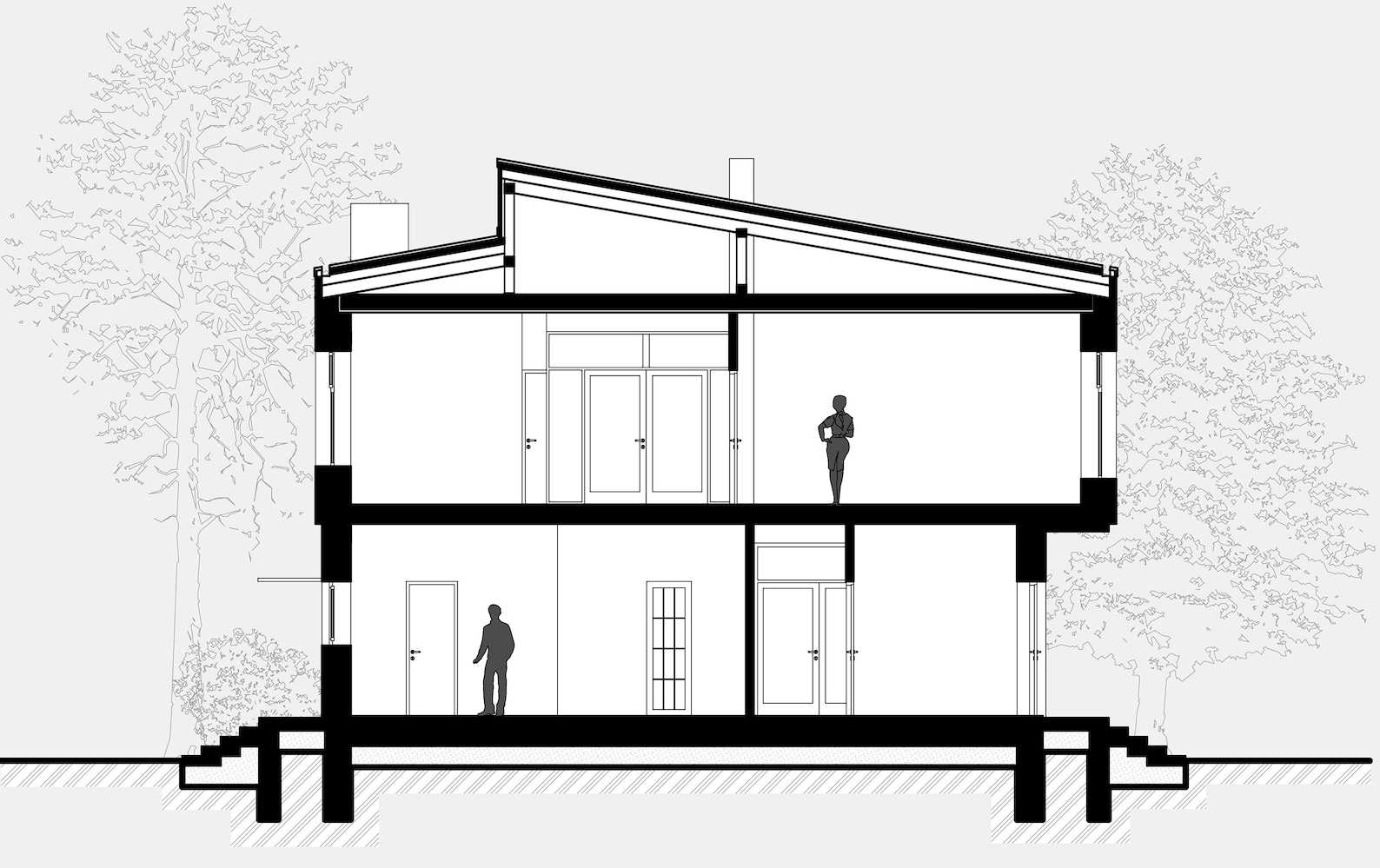 Modern House Plan Building Plans Blueprints & Material List 2018 193m ...