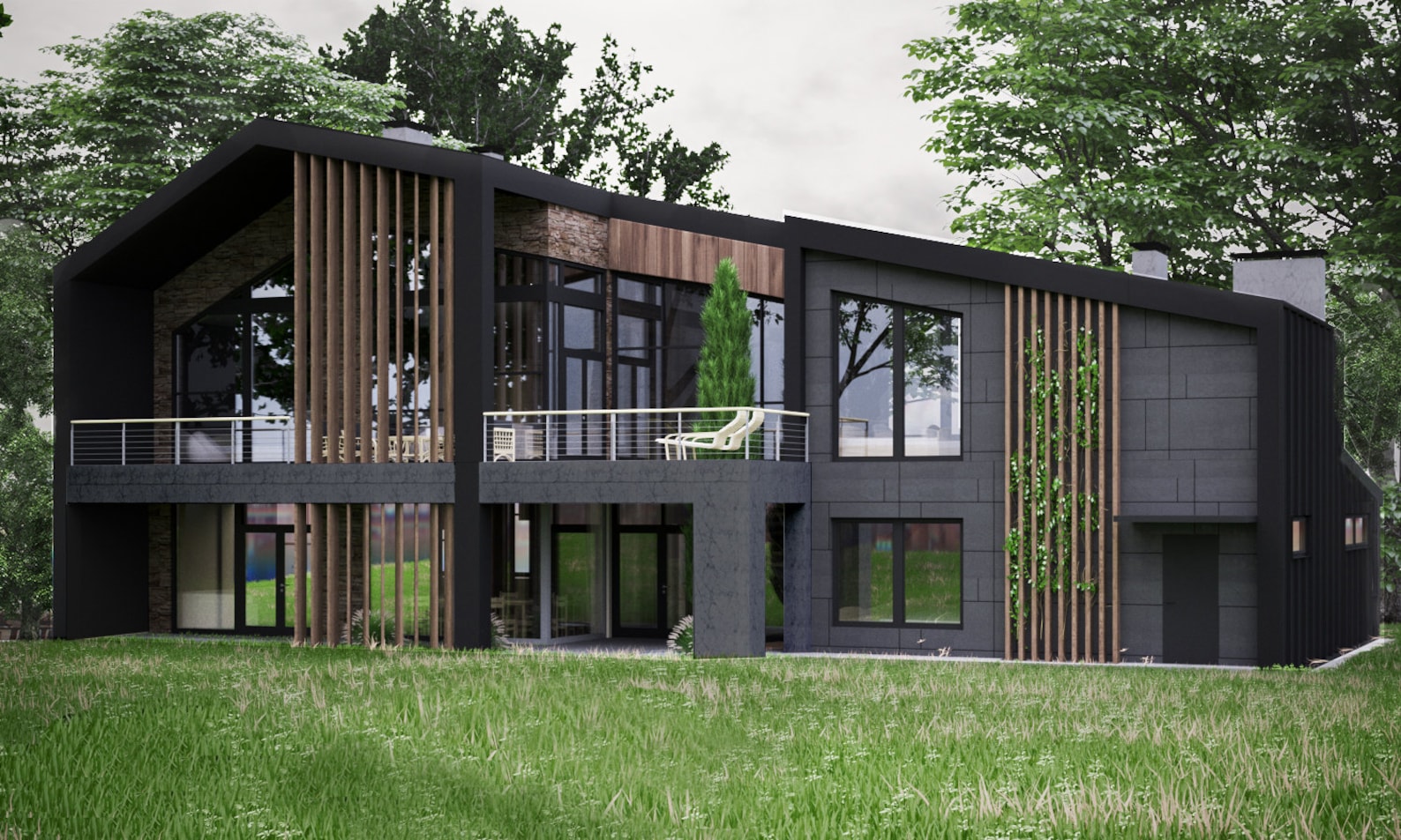 Modern House Plan Building Plans Blueprints & Material List 2018 306 M ...