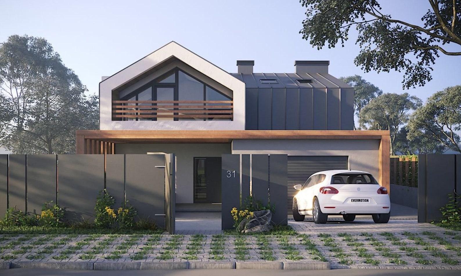 Modern House Plan Building Plans Blueprints & Material List 217sq M. - Etsy