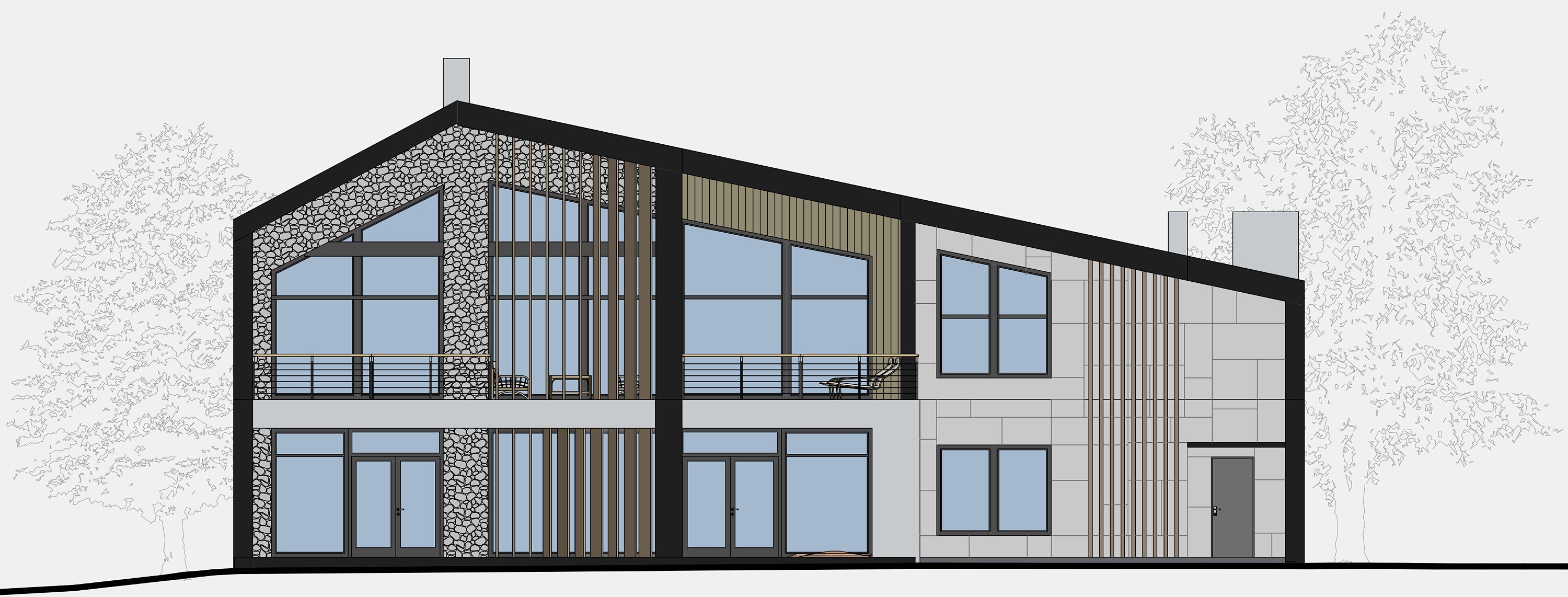 Modern House Plan Building Plans Blueprints & Material List 2018 306 M ...