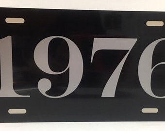 1976 License Plate - Etsy