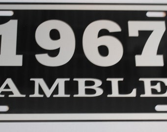 Amc License Plate - Etsy