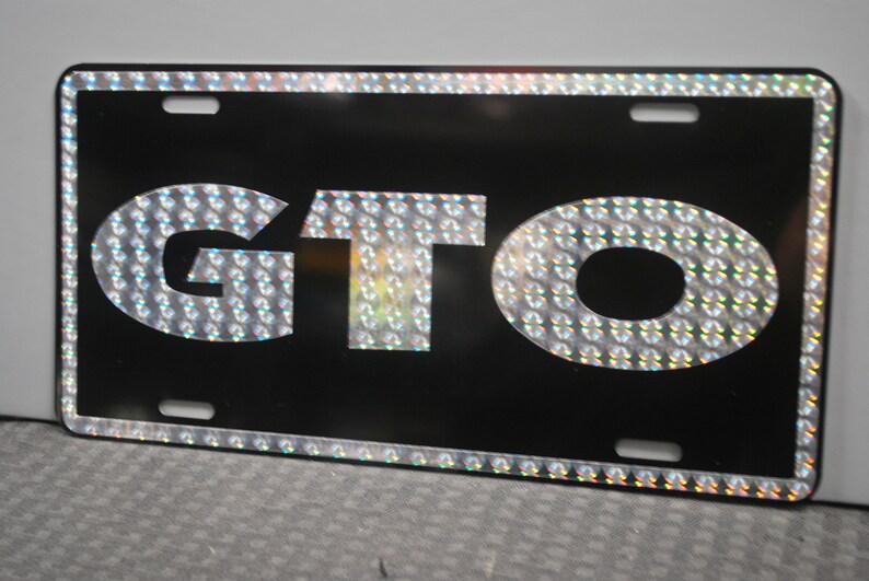GTO 70's Style PRISM Metal License Plate | Etsy
