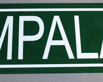 Chevy Impala Metal Sign - Etsy