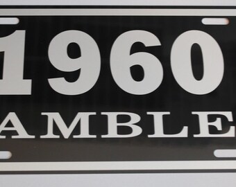 Amc License Plate - Etsy