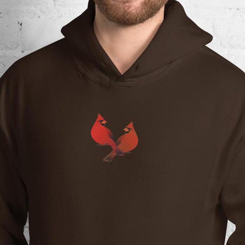 Embroidered Cardinal - Etsy