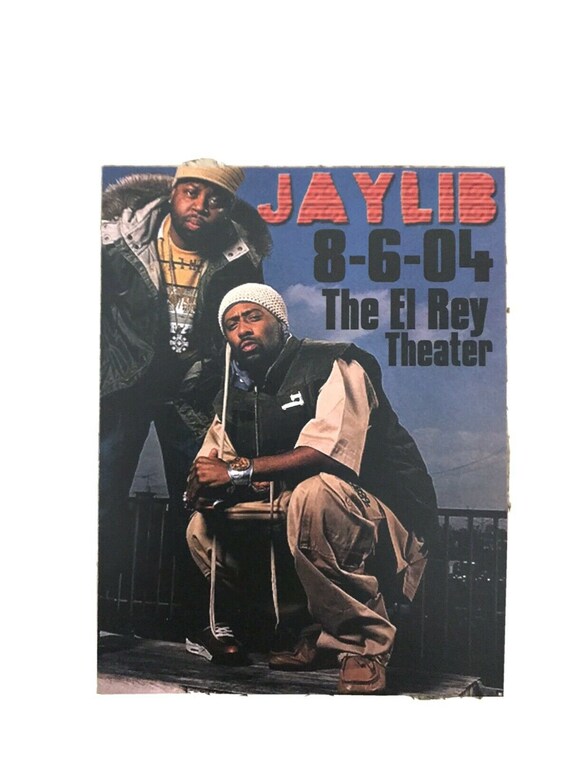 Rare J Dilla & Madlib JAYLIB 2004 Concert Flyer Stones Throw | Etsy
