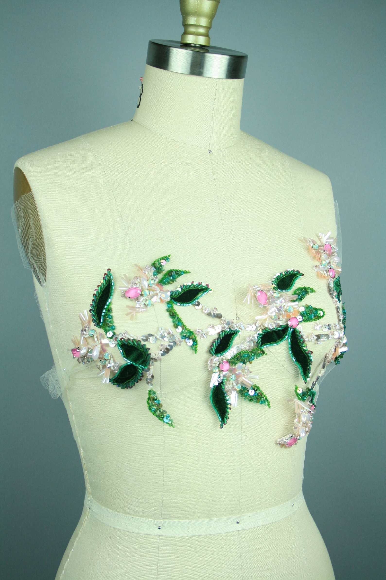 3d Flower Applique Dress Blush Wedding Dress Applique Garden - Etsy