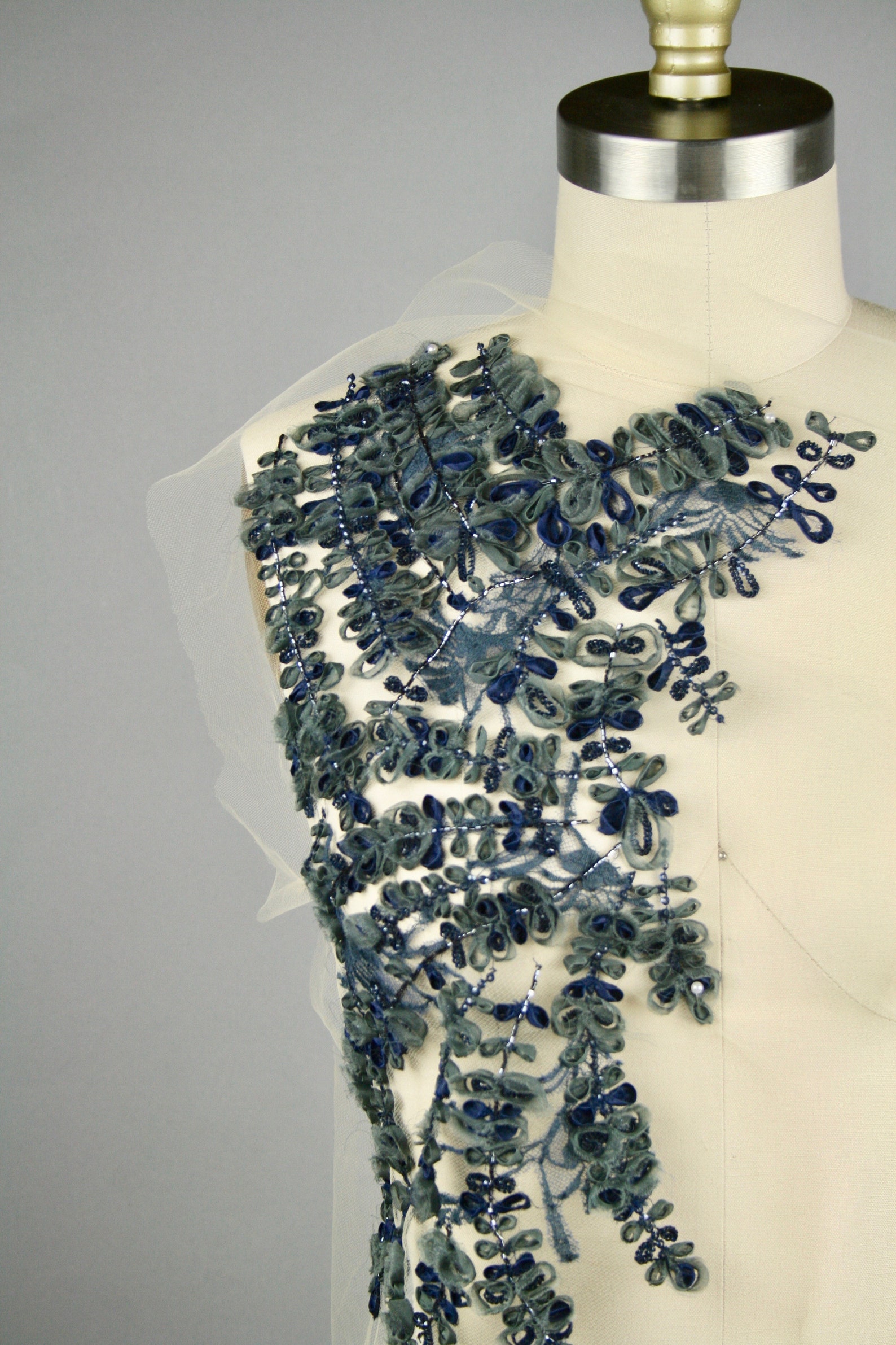 Floral Applique Designs for Dress,embroidered Tulle Lace Fabric, Flower ...