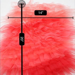 Tulle Ruffles Fabric,ombray Tulle Ruffles,layered Mesh Fabric, Ruffles ...